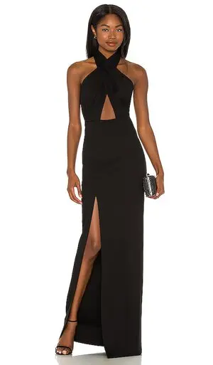 Amanda Uprichard X Zahara Gown - Black