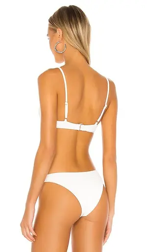 Beach Riot Camilla Bikini Top - White