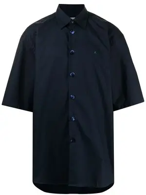 Raf Simons Teenage Dreams Bowling Shirt - Blue