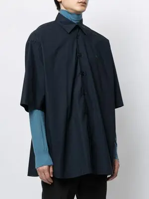 Raf Simons Teenage Dreams Bowling Shirt - Blue