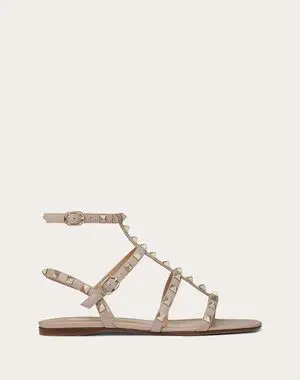 Valentino Garavani Valentino Garavani Rockstud Flat Sandal Poudre