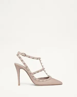 Valentino Garavani Valentino Garavani Rockstud Ankle Strap Pumps Poudre