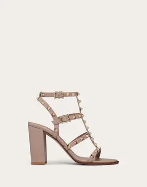 Valentino Garavani Rockstud Ankle Strap Sandal 90 Mm Skin