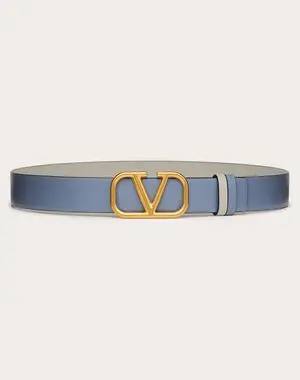Valentino Garavani Valentino Garavani VLogo Signature Reversible Belt Niagara