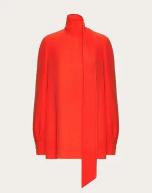 Valentino Garavani Cady Couture Top - Orange