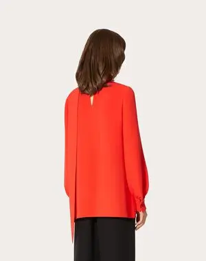 Valentino Garavani Cady Couture Top - Orange