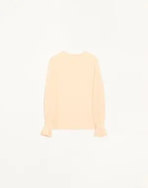 Valentino Garavani Valentino Georgette Top Birch