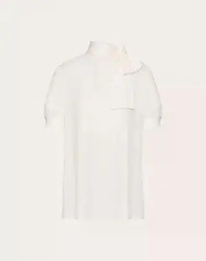 Valentino Garavani Georgette Top - Ivory