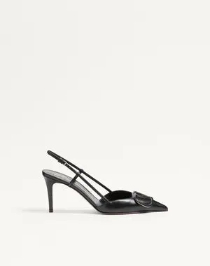 Valentino Garavani Vlogo Slingback Pumps - Black