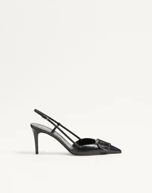 Valentino Garavani Vlogo Slingback Pumps - Black