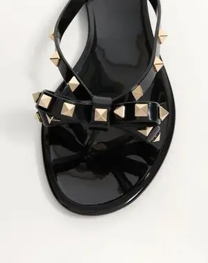 Valentino Garavani Rockstud Slipper - Black