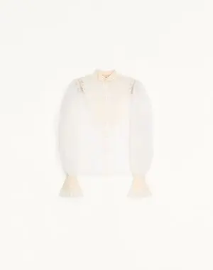 Valentino Garavani Padded Shoulder Shirts For Women