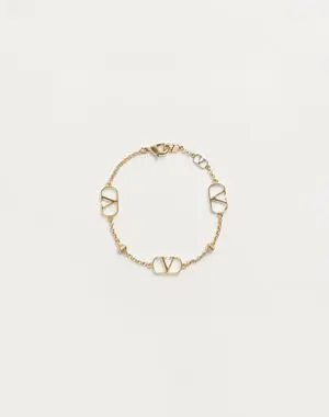 Valentino Garavani Vlogo Signature Metal Bracelet - Gold
