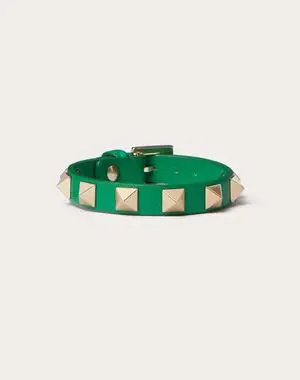 Valentino Garavani Rockstud Bracelet Green