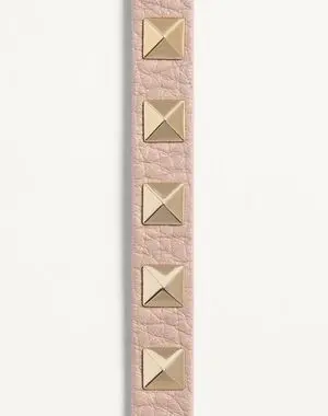 Valentino Garavani Rockstud Leather Bracelet - Poudre