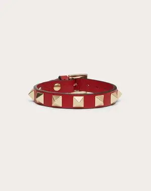 Valentino Garavani Rockstud Bracelet Rosso Valentino