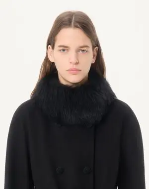 Valentino Garavani Compact Drap Coat - Black