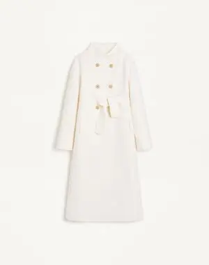 Valentino Garavani Compact Drap Coat - Ivory