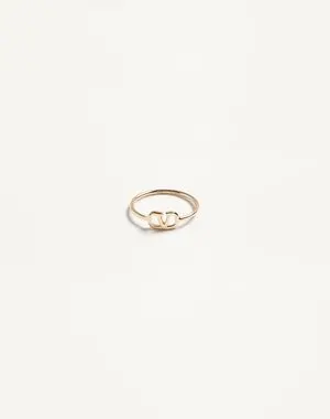 Valentino Garavani Vlogo Signature Metal Ring - Gold