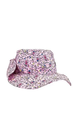 GANNI Floral Bucket Hat In Pink
