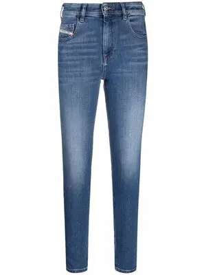 DIESEL® Slandy High-waist Super Skinny Jeans - Blue