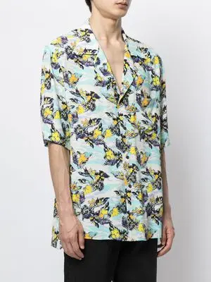 SULVAM Aloha Short-sleeve Shirt