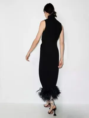 16Arlington Maika Feather-embellished Gown