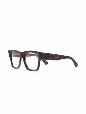 CHRISTIAN ROTH Tortoise-shell Square-frame Glasses