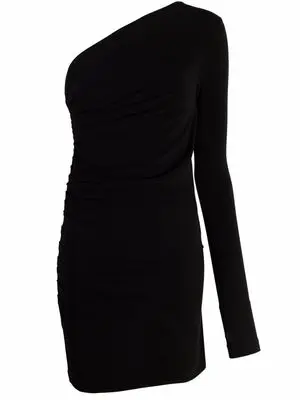 Dsquared2 One-shoulder Mini Dress - Black