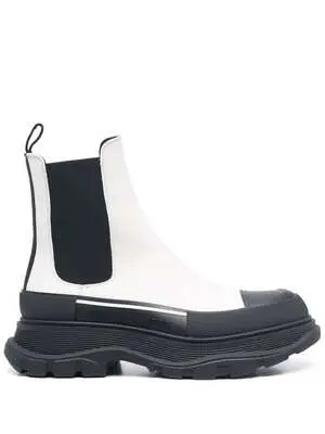 Alexander Mcqueen Paneled Boots For Women