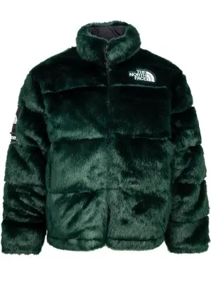 Supreme X The North Face Faux-Fur Jacket Fw 20 - Green | Editorialist