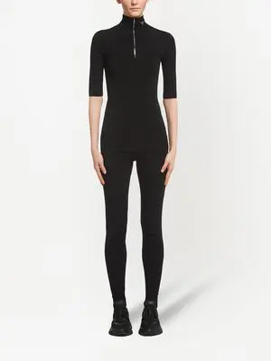 Prada Triangle-logo Half-zip Jumper