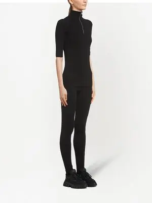 Prada Triangle-logo Half-zip Jumper