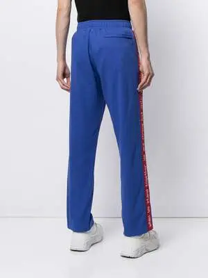 PORTS V Slogan Tape Track Pants