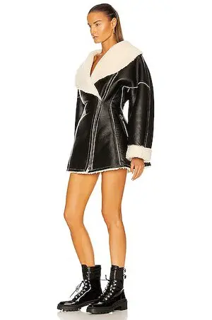 Alaïa Edition Structured Coat In Black