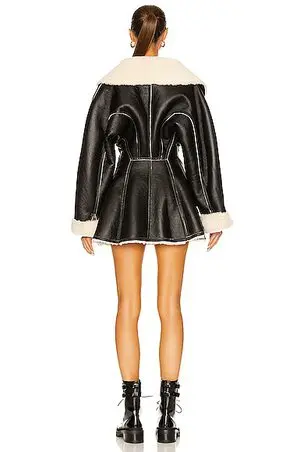 Alaïa Edition Structured Coat In Black