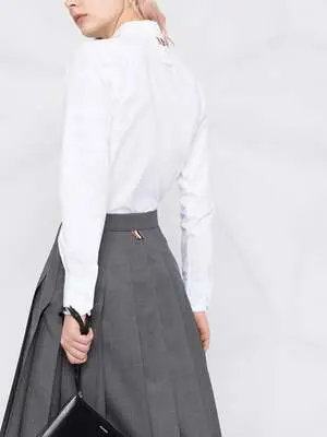 Thom Browne Pleated Midi Skirt