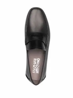 FERRAGAMO Logo Plaque Driver Shoes
