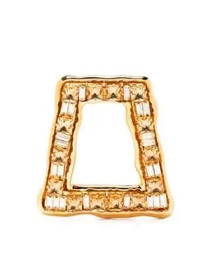 Marni Crystal-embellished Single Earring - Gold