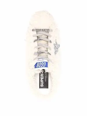 GOLDEN GOOSE Super-star Sabot Shearling Sneakers
