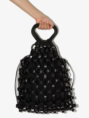 Bottega Veneta Woven Shopper Tote Bag