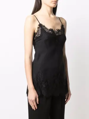 Gold Hawk Lace-trimmed Camisole Top