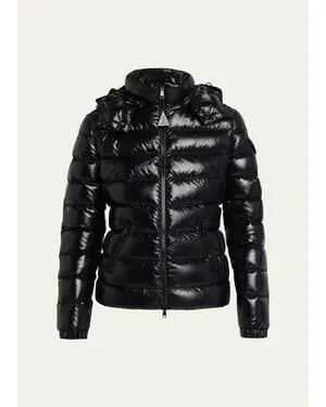 Moncler Bady Hooded Short Down Jacket - Black