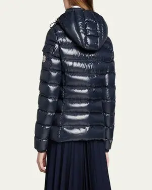 Moncler Bady Hooded Short Down Jacket - Dark Black