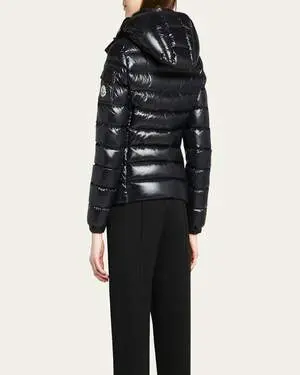 Moncler Bady Hooded Short Down Jacket - Dark Black