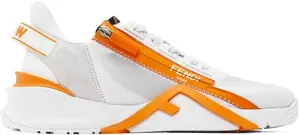 Fendi Fendi White 'Fendi Flow' Sneakers - F0up4 Whit
