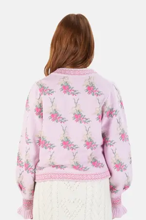 LoveShackFancy Boscom Cardigan Sweater