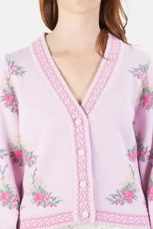 LoveShackFancy Boscom Cardigan Sweater