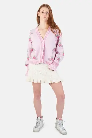 LoveShackFancy Boscom Cardigan Sweater