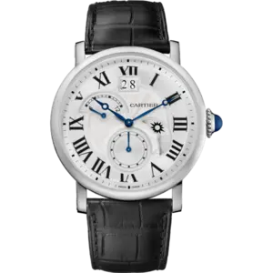 Cartier Rotonde De Watch, Large Date, Retrograde Second Time Zone And Day Night Indicator